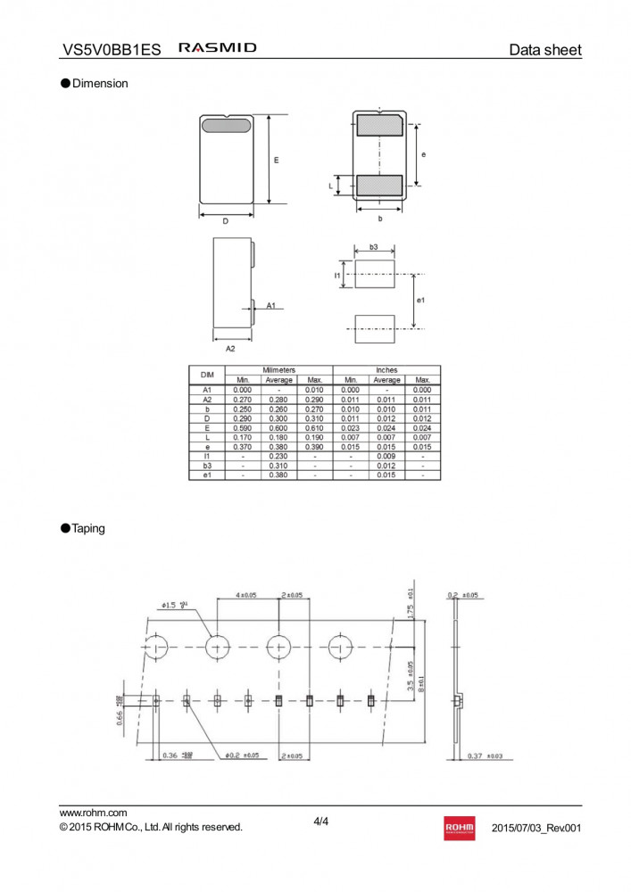 VS5V0BB1EST15R datasheet page 4