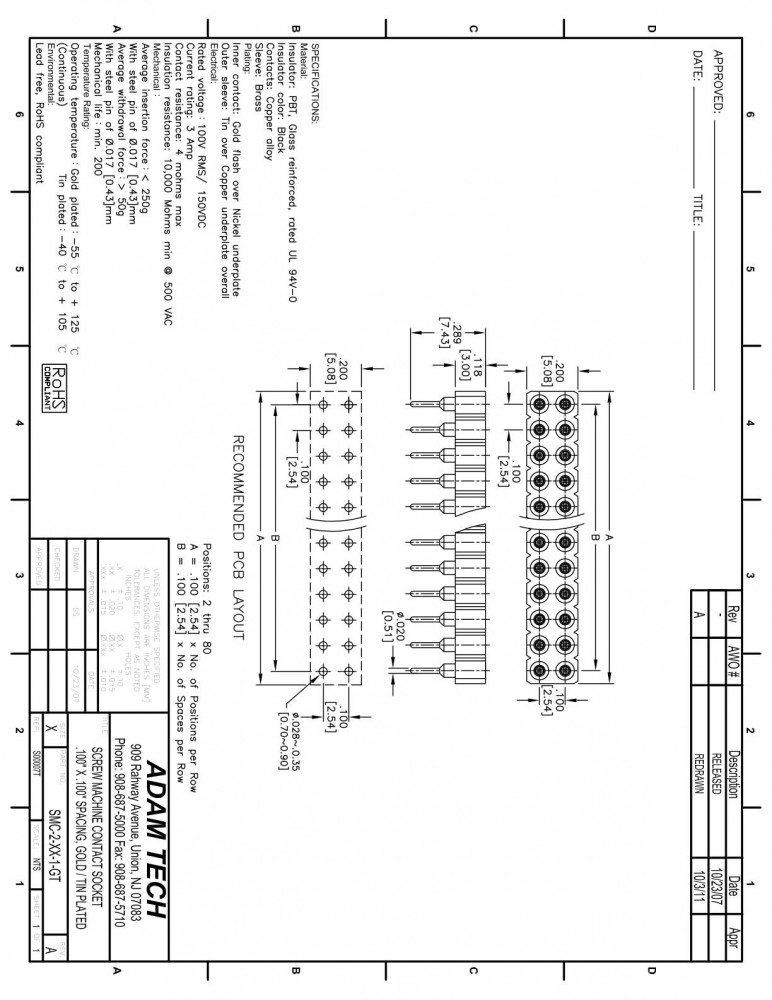 ADAM TECH SMC-2-12-1-GT technical document page