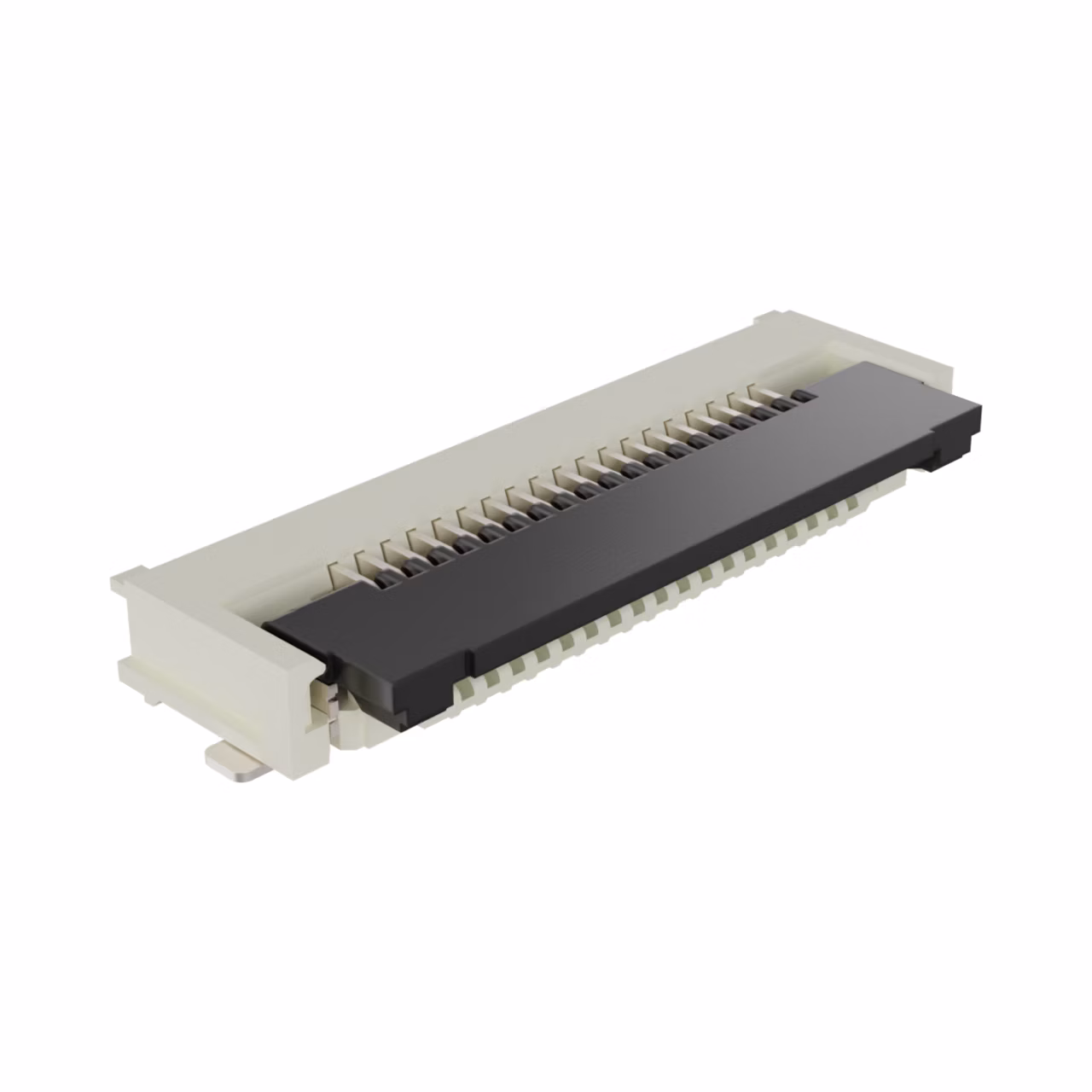 Easy-On FFC/FPC Connector, 0.50mm Pitch, 1.90mm Height, Single Bottom Contact (FS19), Right-Angle, Surface Mount, ZIF, 19 Circuits, Tin-Bismuth Plating for sale