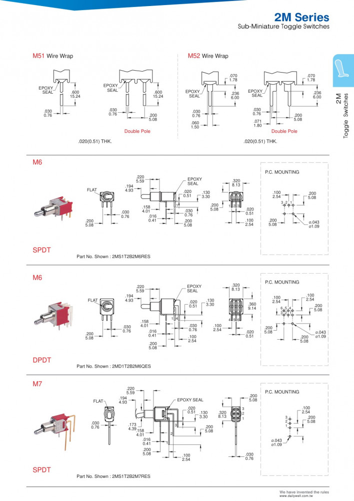 Dailywell switch datasheet page 4
