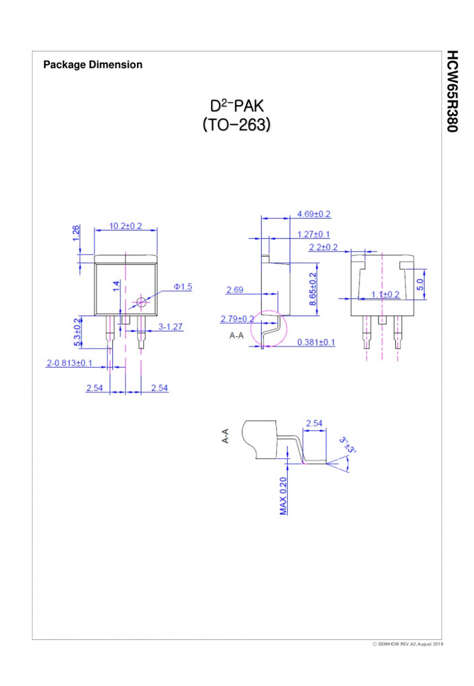 HCW65R380 datasheet page 7
