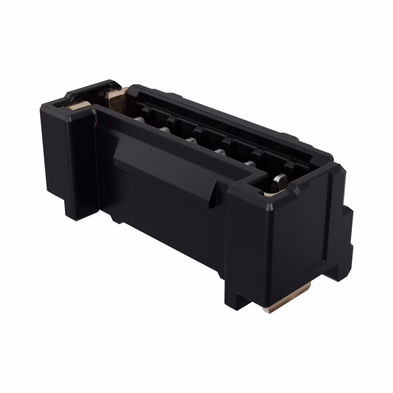 1.50mm Pitch, Micro-Lock Plus PCB Header, Single Row, Right Angle, Surface Mount, Tin-Bismuth Plating, Positive Lock, 6 Circuits, Black for sale