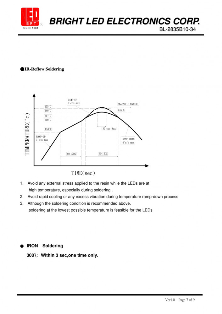 BL-2835B10-34 datasheet page 6