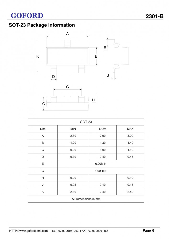 2301-B datasheet page 6