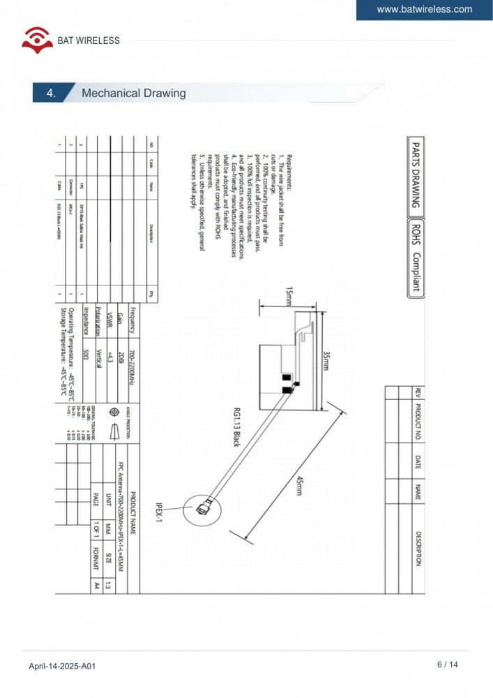 BWNBFNX35-15B1L45 datasheet page 6