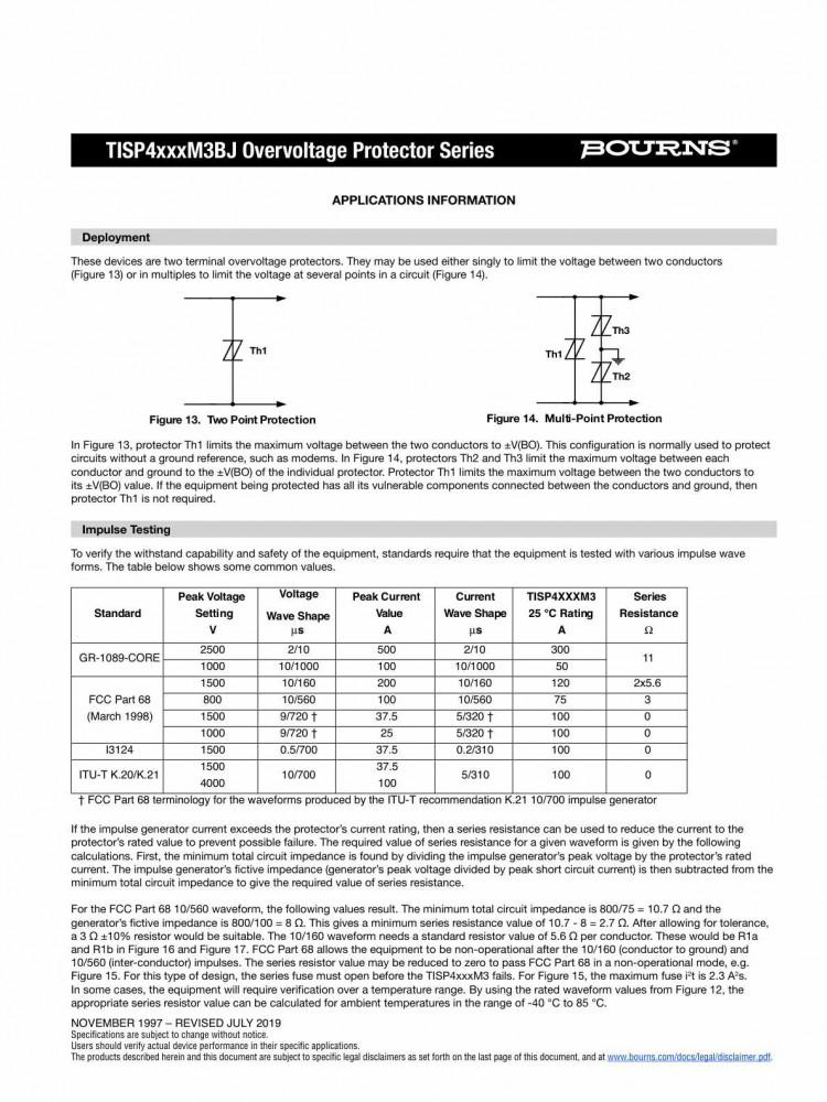 BOURNS TISP4xxxM3BJ datasheet page 9