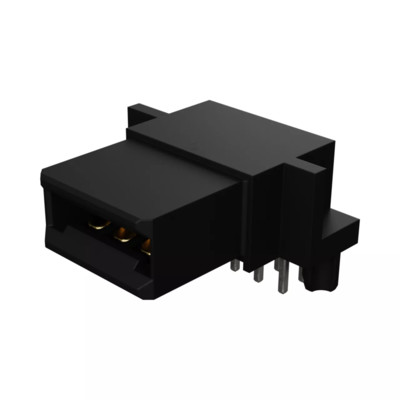 EXTreme LPHPower Receptacle Header, Right-Angle, 2 Power Contacts, Select Gold (Au) Plating, for 3.18mm Thick PC Board, with Press-fit Plastic Pegs for sale