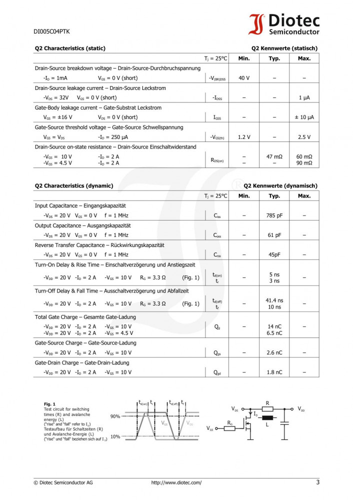 DIOTEC DI005C04PTK-AQ datasheet page 3