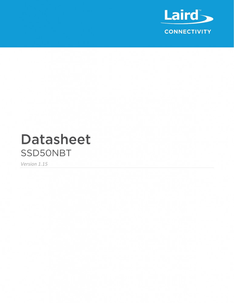 WH-SSD50NBT datasheet page 1