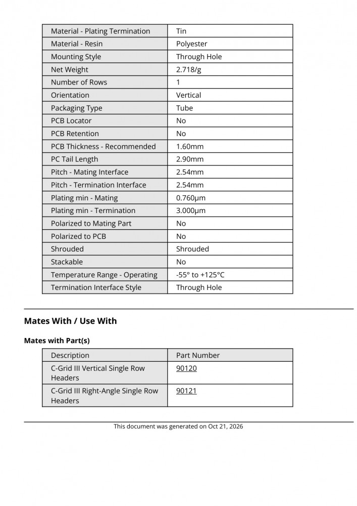 MOLEX 901471332 technical document image 3