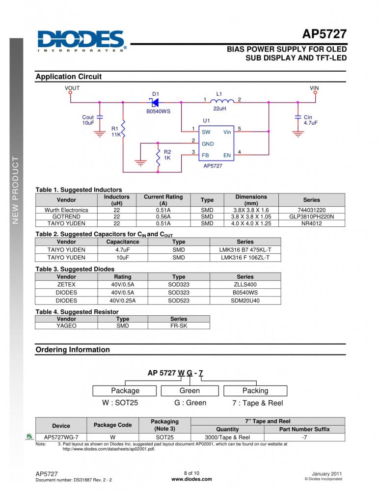 AP5727WG-7 datasheet page 8