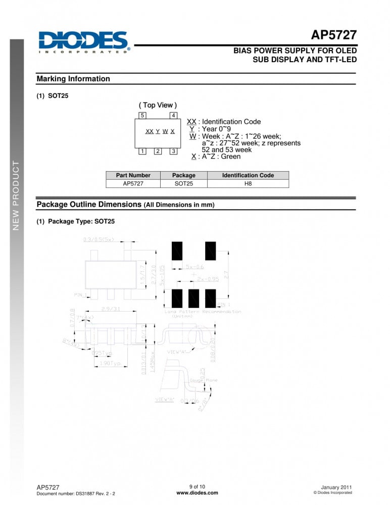 AP5727WG-7 datasheet page 9