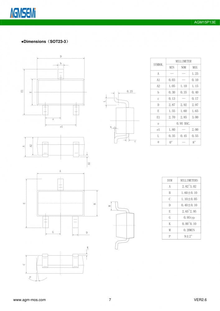 AGM15P13E datasheet page 7