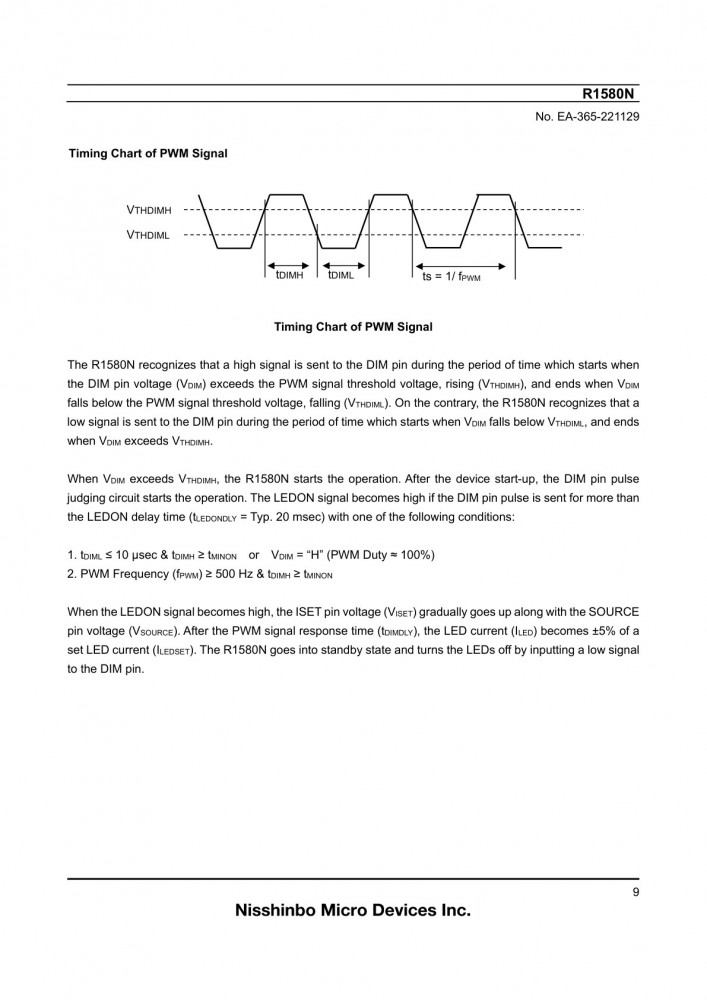 R1580N datasheet page 9