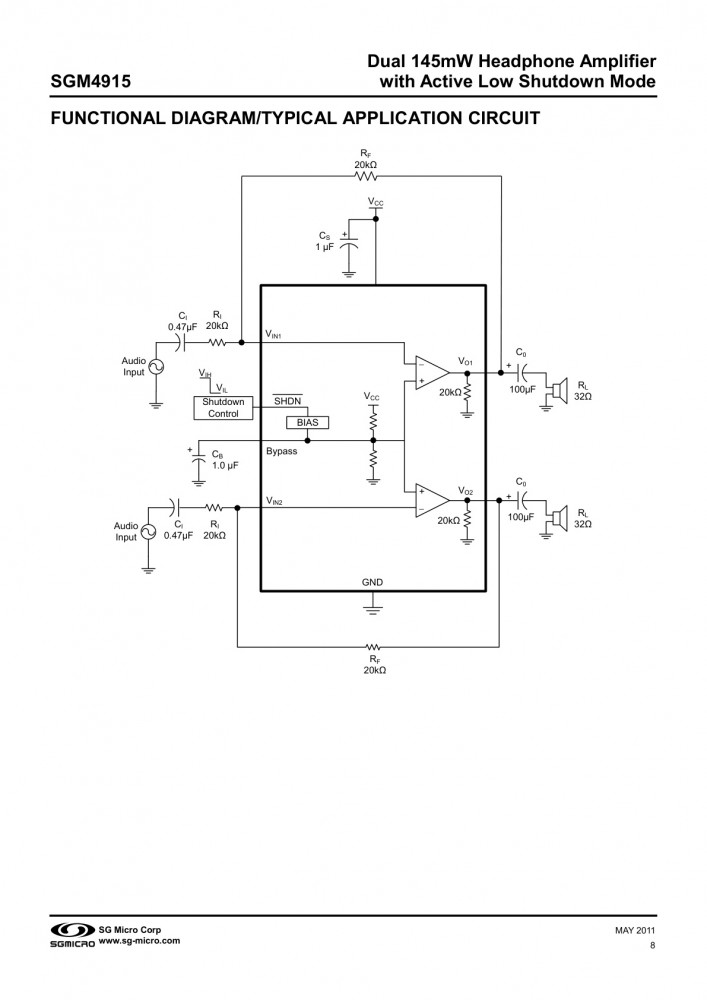 SGM4915 datasheet page 8