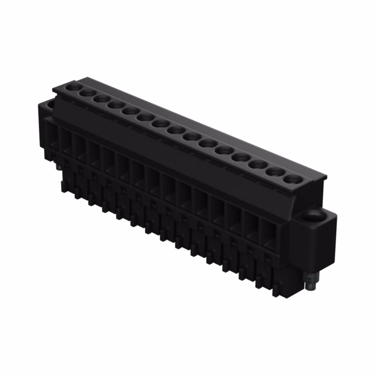 3.50mm Pitch Eurostyle Vertical Plug, with Retention Screws, Front Wire Entry, 15 Circuits for sale