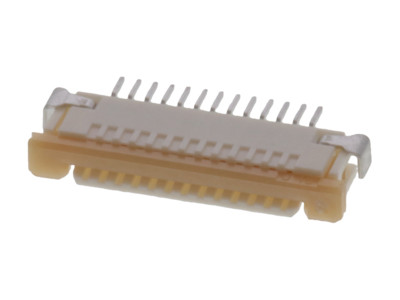 Easy-On FFC/FPC Connector, 1.00mm Pitch, Slider Series, Right-Angle, Top Contact, 2.70mm Height, 11 Circuits, Gold Plating
