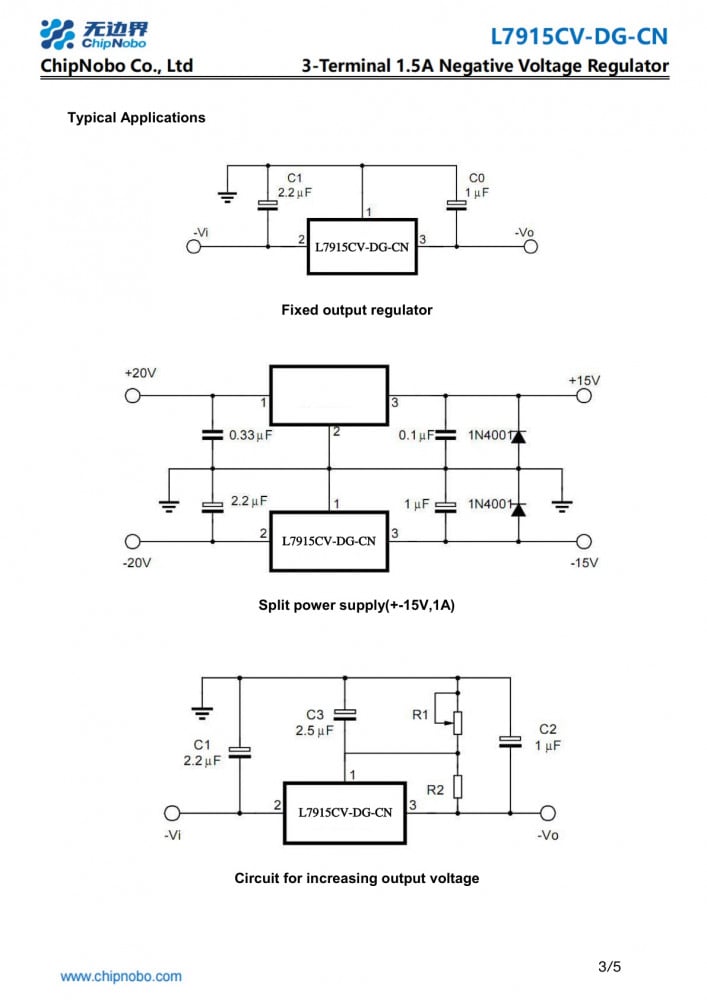 L7915CV-DG-CN datasheet page 3