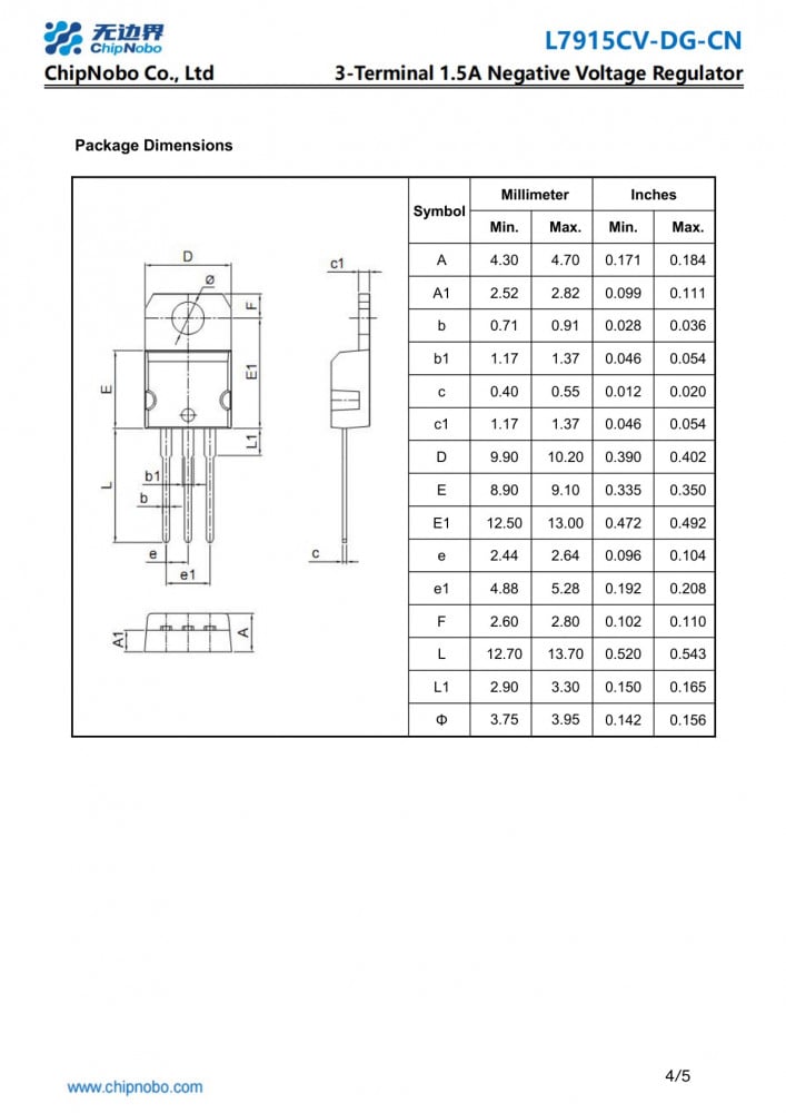 L7915CV-DG-CN datasheet page 4