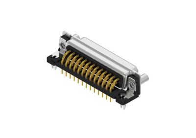 D-SUB High Density • 15-pos. • Socket • Solder pin angled • Plastic bracket • Quality class 3 • UNC 4-40