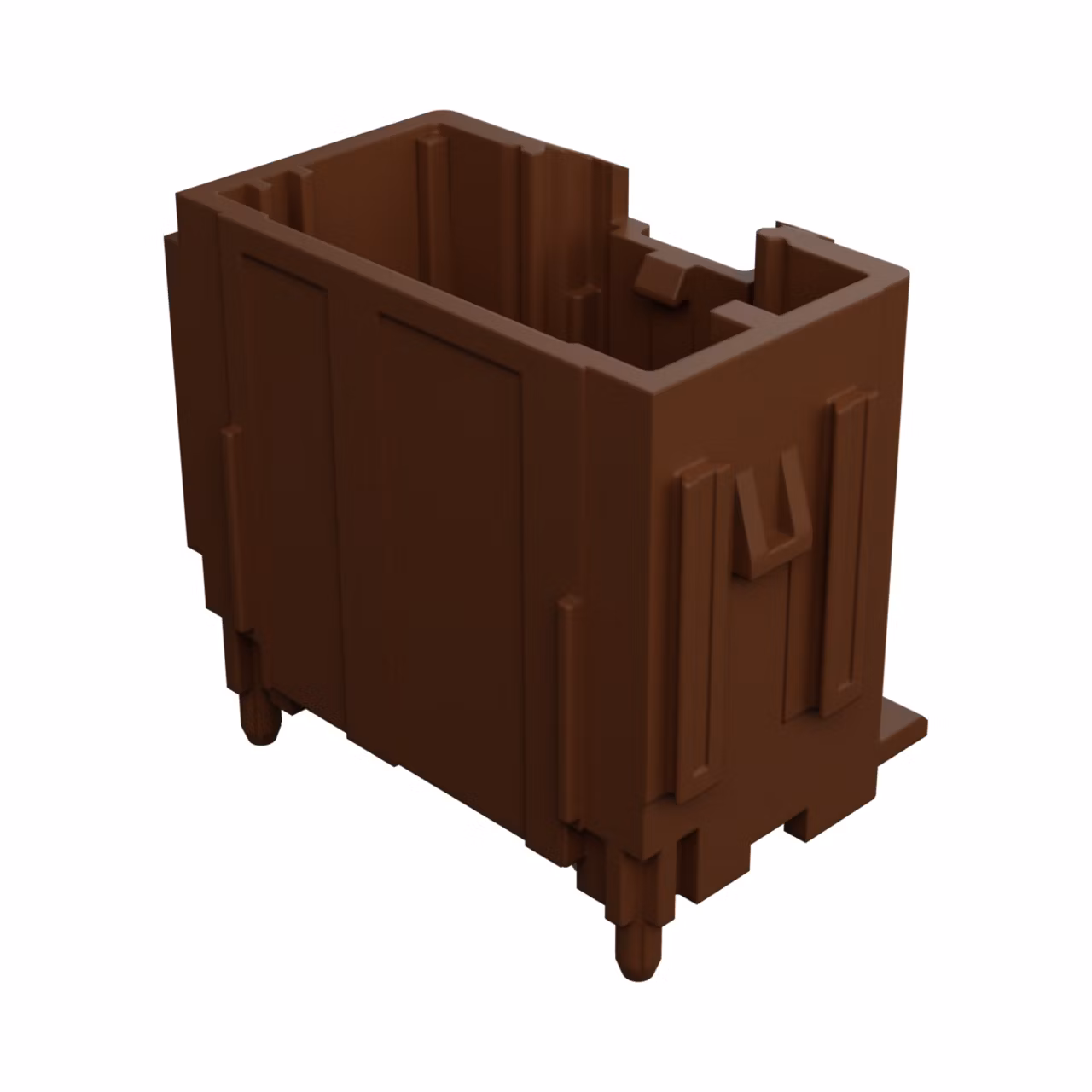 Stac64 Single Bay Vertical Power Header, 10 Circuits, Polarization B, Brown, Tube for sale
