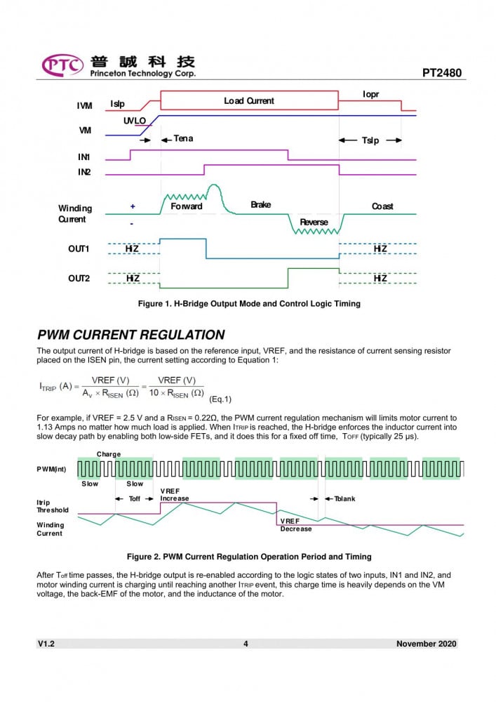 PT2480 datasheet page 4