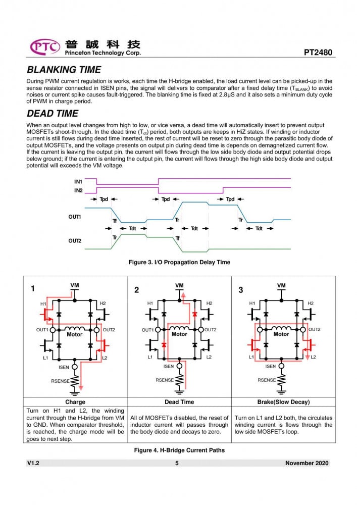 PT2480 datasheet page 5