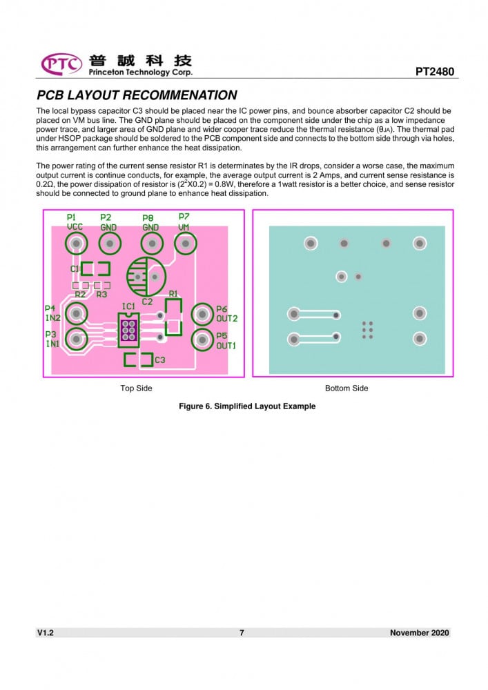 PT2480 datasheet page 7