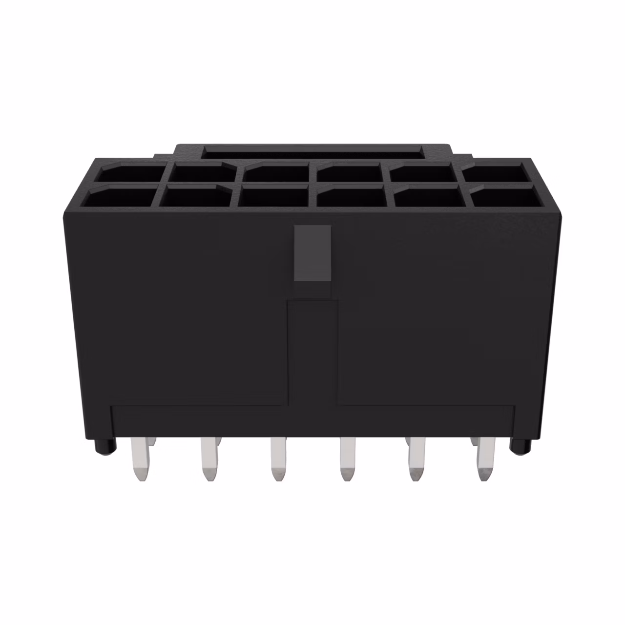 Micro-Fit+ PCIe CEM5 Vertical Header, Through Hole, 3.00mm Pitch, 3 Rows, 16 Circuits (12 Power, 4 Signal), 0.38µm Gold (Au) Plating, Black, Tape and Reel for sale
