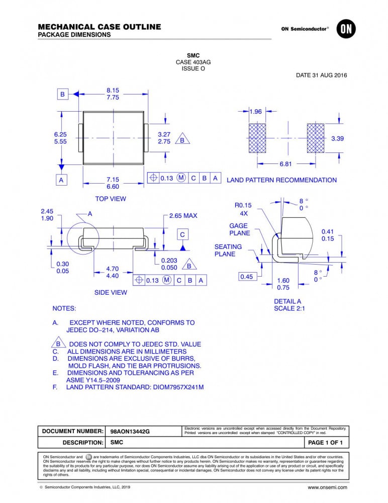 onsemi SS34 datasheet page 4