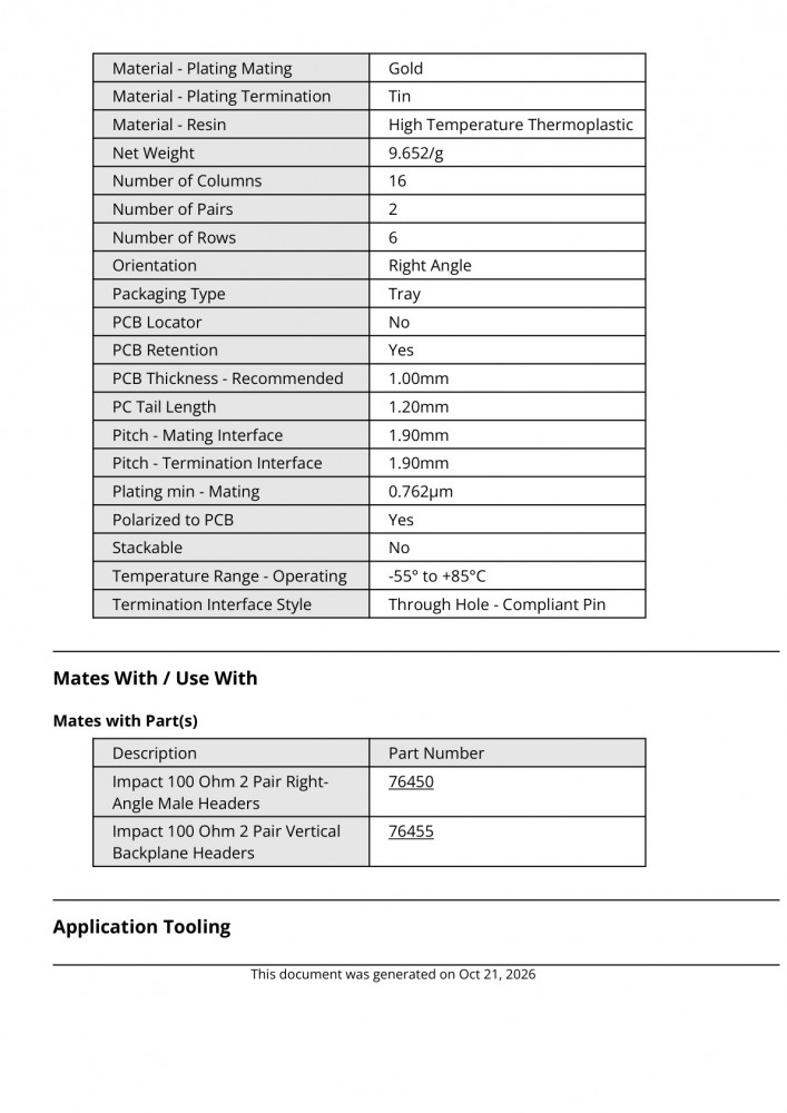 MOLEX 764603016 technical document image 3