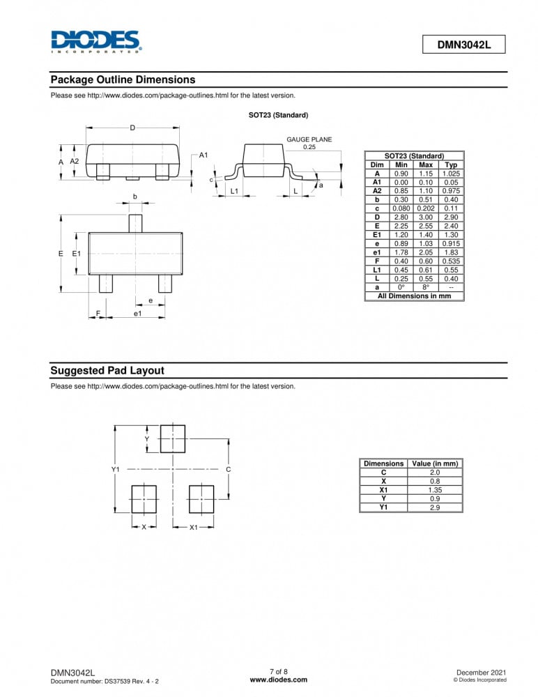 DMN3042L-7 datasheet page 7