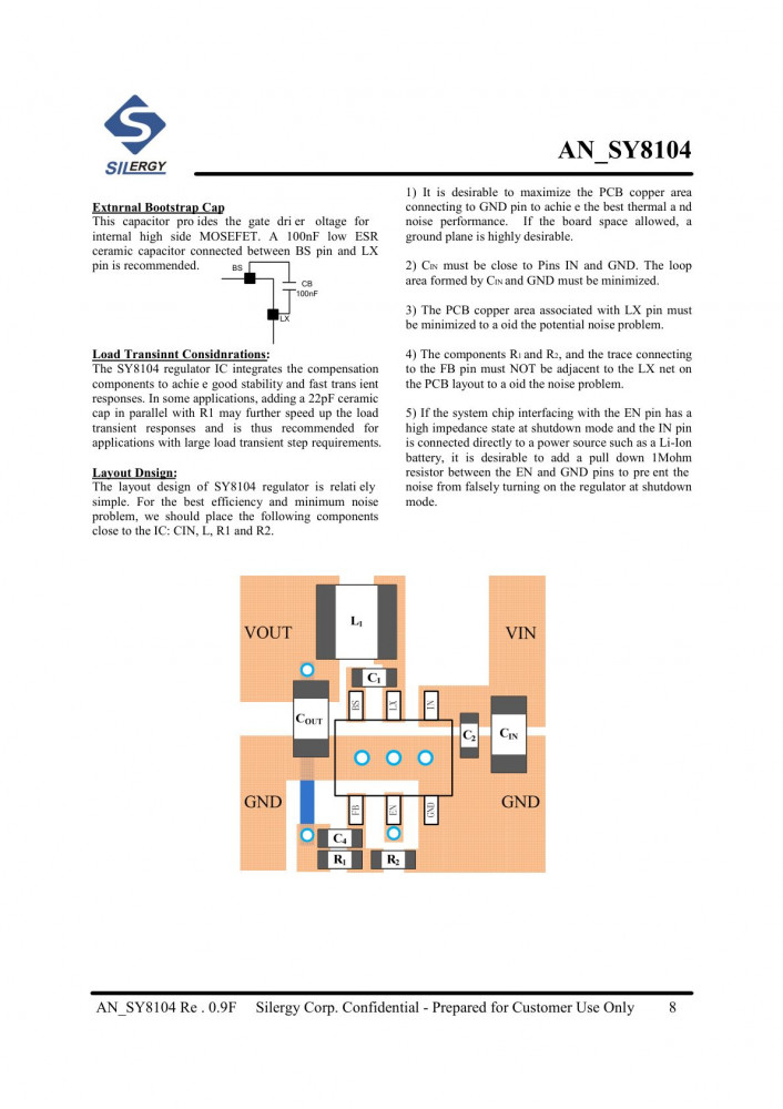 SY8104ADC datasheet page 8