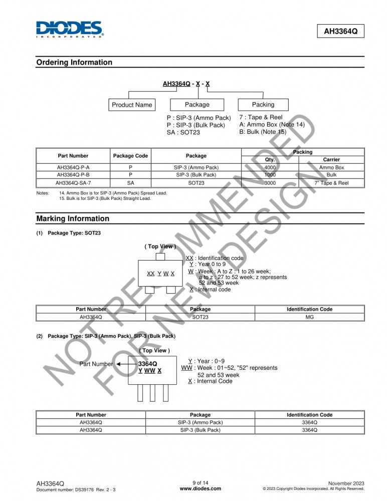 AH3364Q datasheet page 9