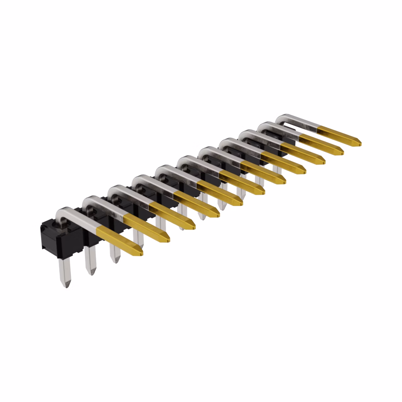 KK 254 Breakaway Header, Vertical, 17 Circuits, 0.76µm Gold (Au) Plating, Mating Pin Length 6.09mm, Bag
