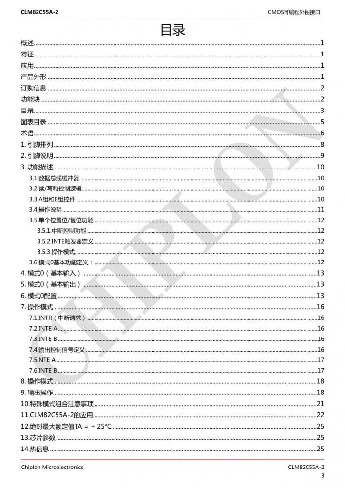 CLM82C55A-2R3 datasheet page 3