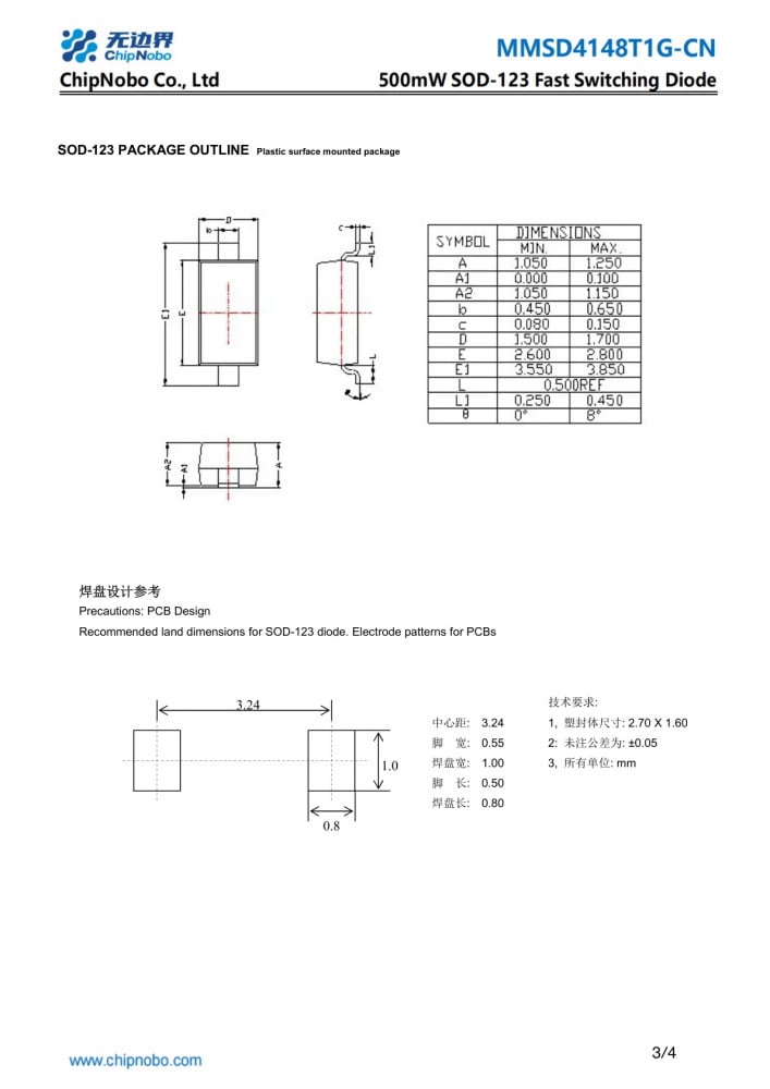 MMSD4148T1G-CN datasheet page 3