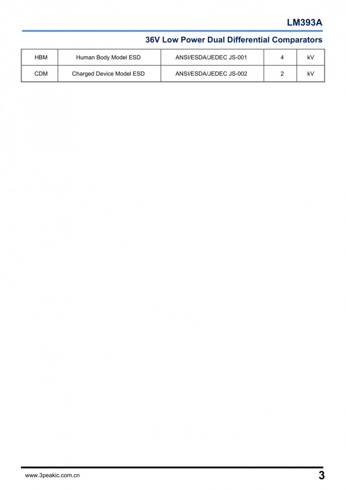 LM393A-SR datasheet page 3