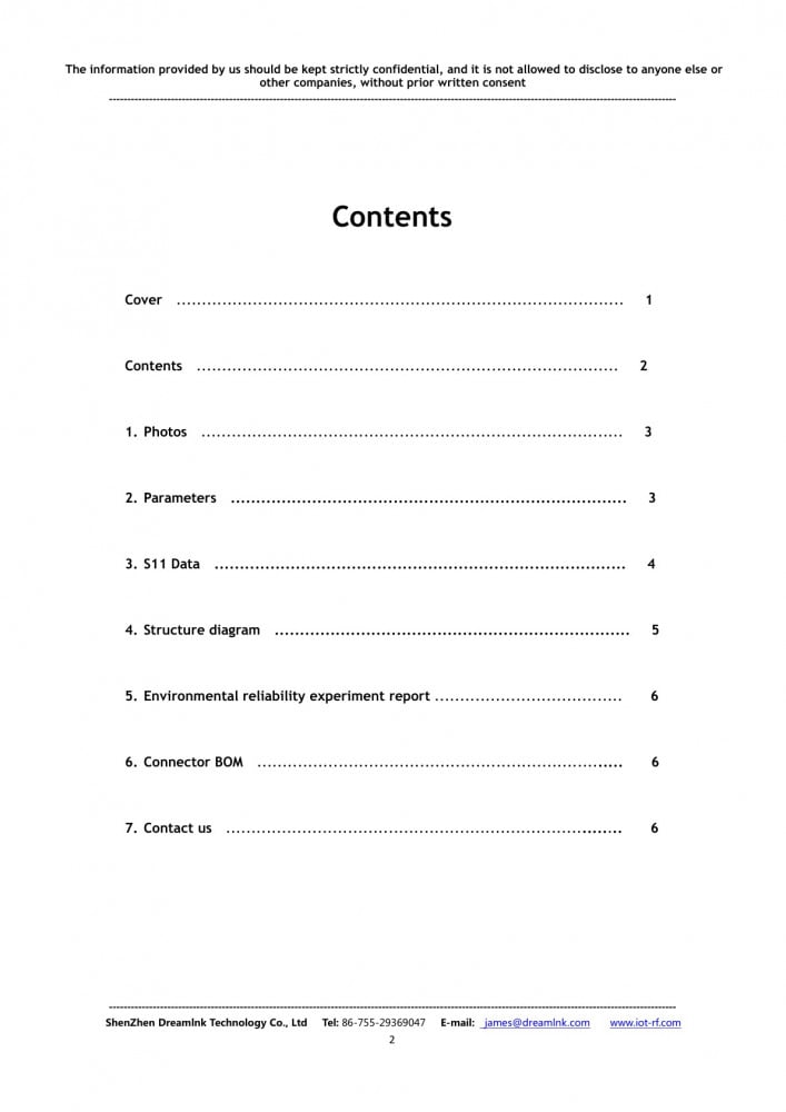 W11-2.4G product specification page 2