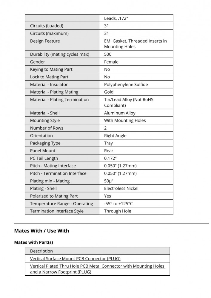Technical document page 2 for MK-2E2-031-455-000S-0FW