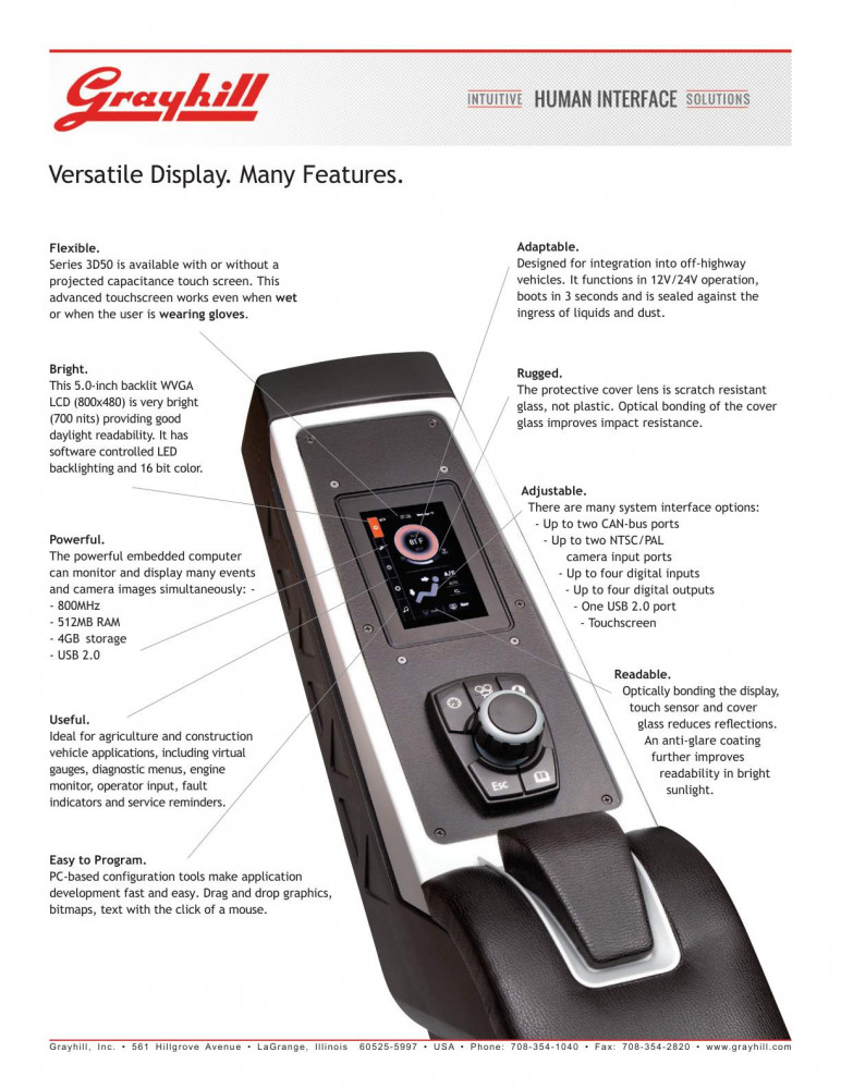 Grayhill 3D50XX-100 technical document page 2