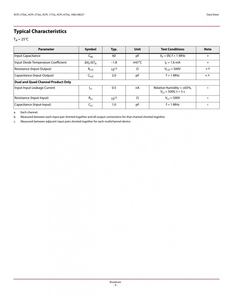 ACPL-6750L datasheet page 9