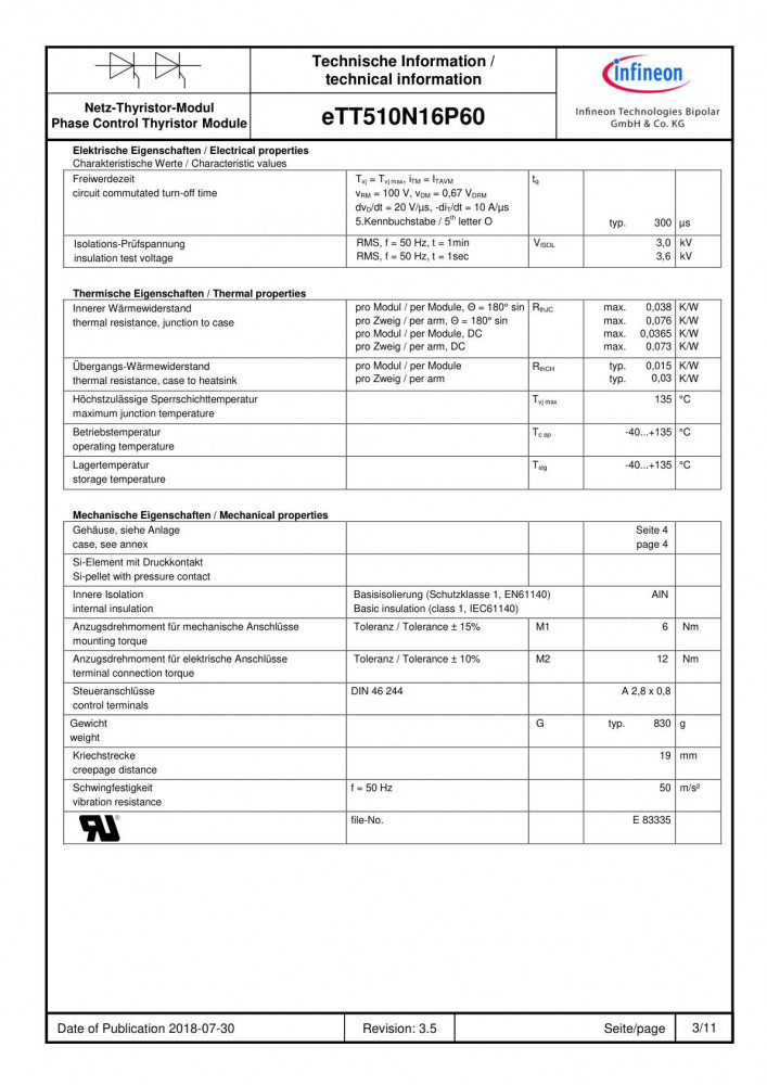 ETD510N16P60 datasheet page 3