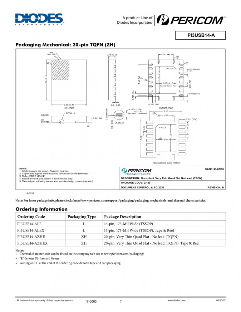 PI3USB14-AZHEX datasheet page 7