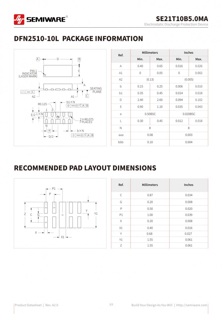 SE21T10B5.0MA document page 3