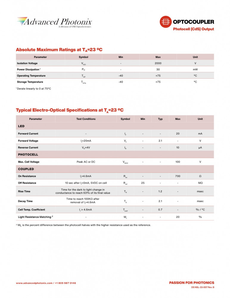 NSL-33-007 technical document page 2