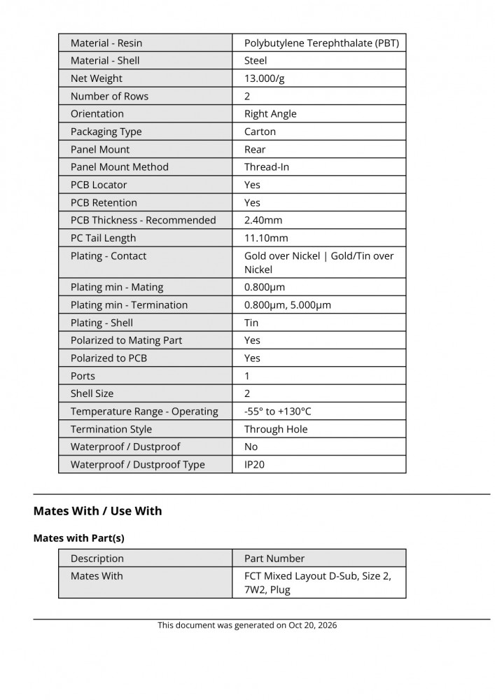 MOLEX 1731071163 product drawing page 3