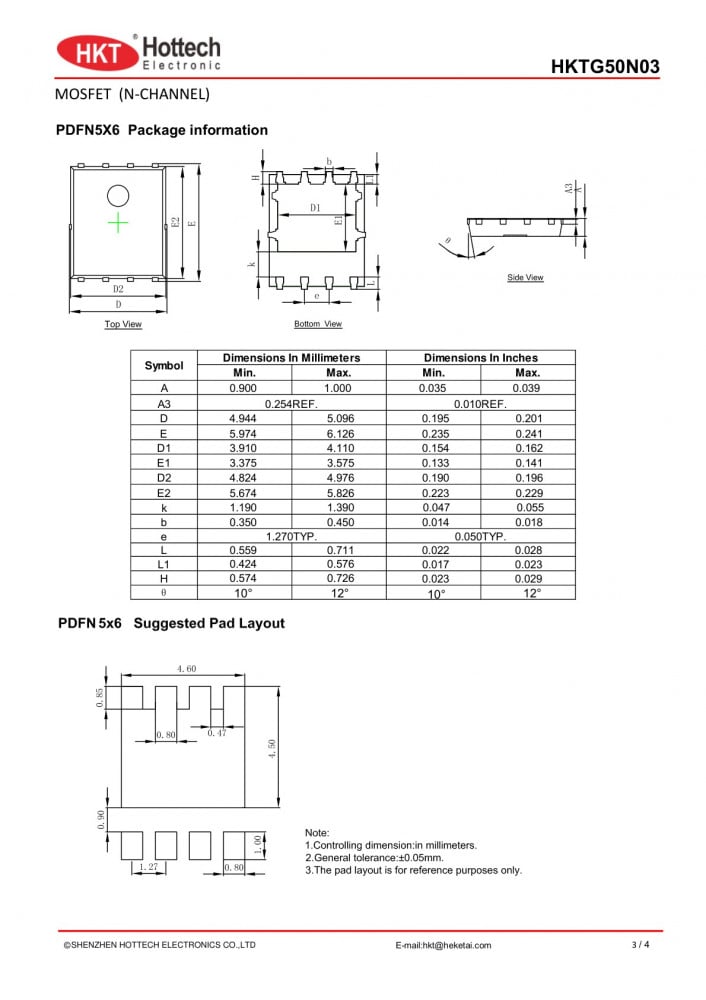 HKTG50N03 datasheet page 3