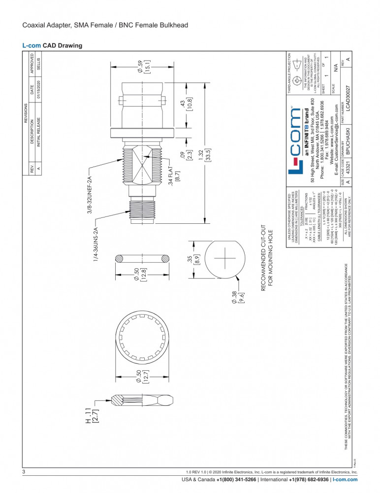 L-com LCAD30027 technical document page 3