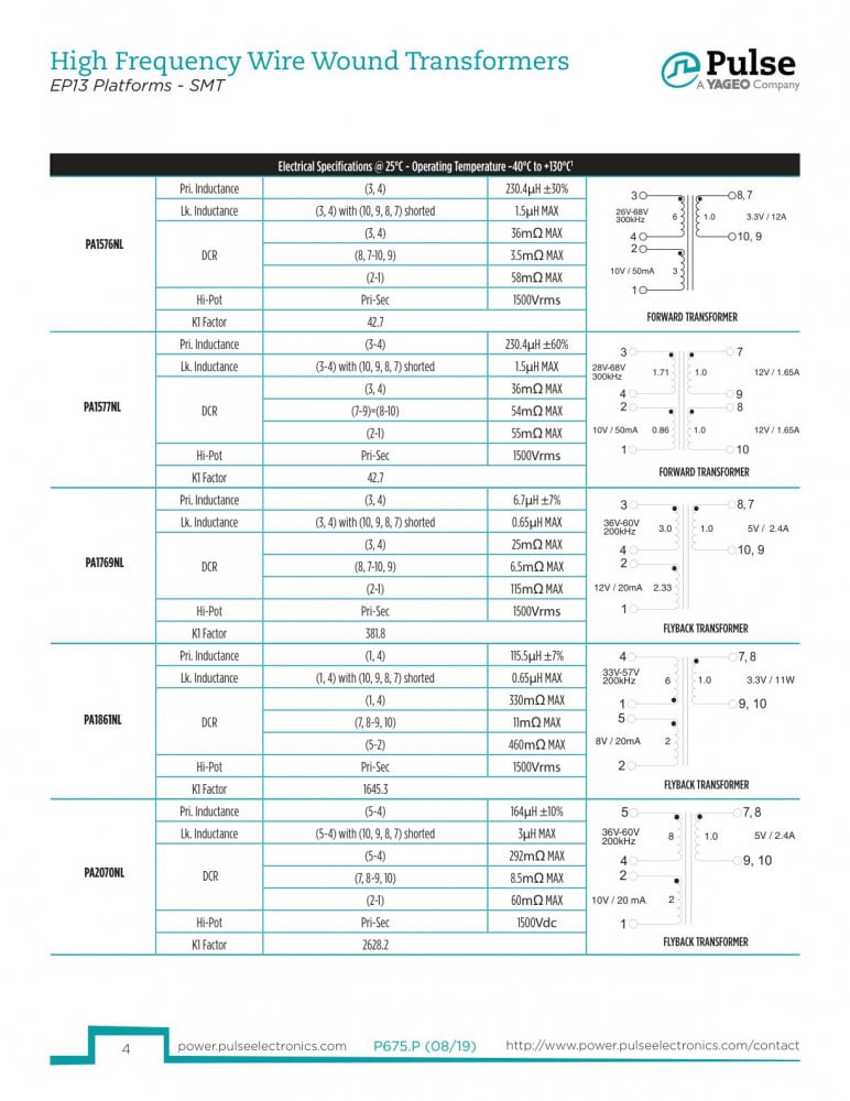 PA2204NL technical document page 4
